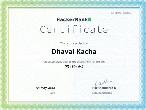 Dhaval K On Linkedin Hackerrank Sql Share Sqlqueries Sqlquery