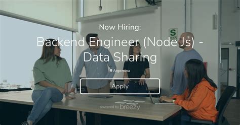 Backend Engineer Node Js Data Sharing At Tekton Labs