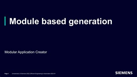 Modularization Module Based Programming
