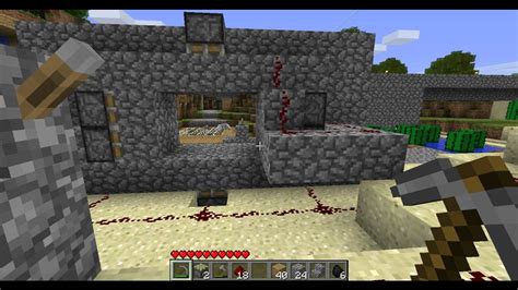 Minecraft Geheimtür Geheimgang Mit Kolben Tutorial Youtube