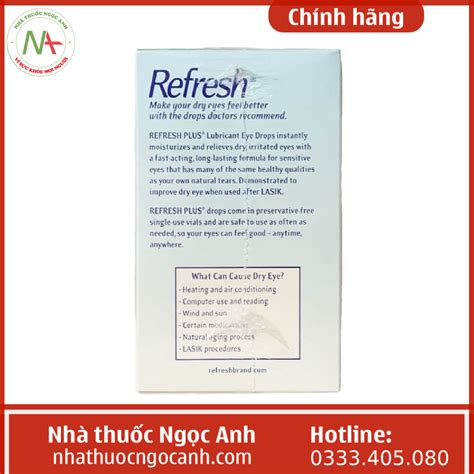 Thuốc Nhỏ Mắt Refresh Plus Có Tác Dụng Gì Giá Bao Nhiêu Mua ở đâu