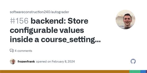 Backend Store Configurable Values Inside A Coursesettings Table