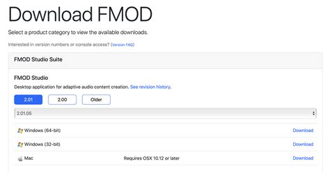 Setting Up The FMOD Project