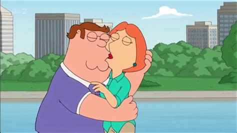 Larry And Lois Griffin Kiss Each Other As Aired On Itv2 25092020