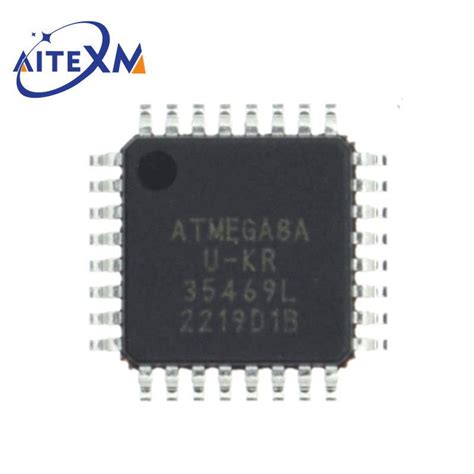 Novo Chip Atmega8 Atmega8a U Au Tqfp32 Em Vez De Atmega8l 8au E