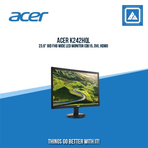 ACER K242HQL 23.6" BID FHD WIDE LED MONITOR (DB15, DVI, HDMI) – BlueArm ...