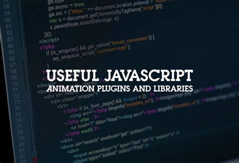 Useful Javascript Animation Plugins And Libraries