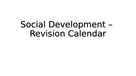 Eduqas Gcse Revision Social Development Teaching Resources