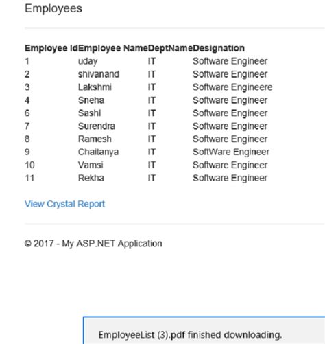 Dotnet How To Create Crystal Reports With Mvc