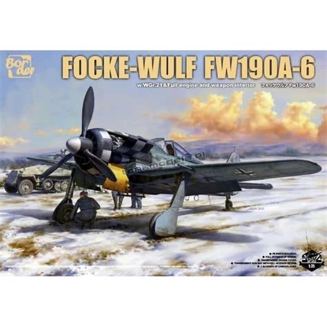 Border Model Bf003 Focke Wulf Fw190a 6 W Wgr 21 And Full Engine And