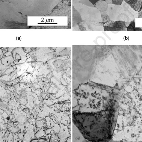Subgrain A B And Dislocation C D Structure Of Sz A C And Haz