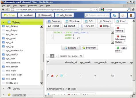 Installing Mysql Frontend Chive A Phpmyadmin Alternative