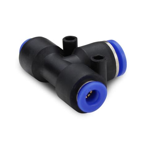 Reducer Tee Push Connect Pneumatic Fitting 5 Pack