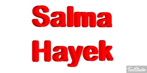 Salma Hayek Celebrity Animated  Logo Designs