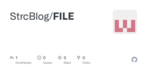 GitHub StrcBlog FILE