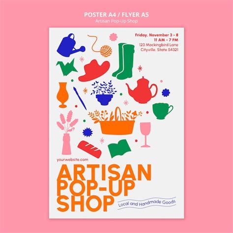 팝업 상점 템플릿 디자인 무료 Psd 파일