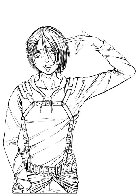 Attack On Titan Aot Coloring Pages To Print Free Printable Coloring Pages