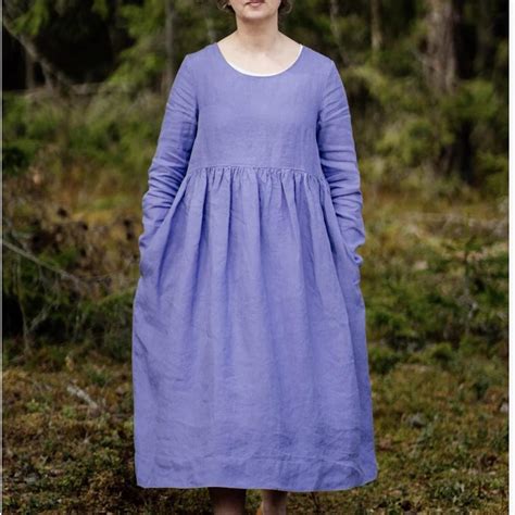 Son De Flor Hemp Dress In Excellent Condition Color Depop