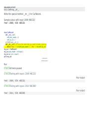 Defining Str Docx CHALLENGE ACTIVITY Defining Str Write The Special Method Str