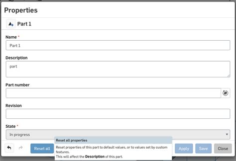 Custom Feature Part Color Onshape
