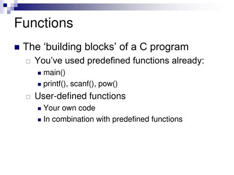 Ppt Lecture 5 Modular Programming Functions Part 1 Powerpoint