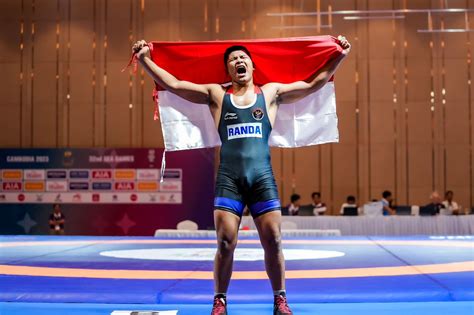 Randa Riandesta Raih Medali Emas Keenam Dari Cabor Gulat Di Sea Games 2023 Bolaskor