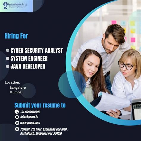 Persistent Networks Pvt Ltd On Linkedin Job Career Cybersecurity Java System Engineer