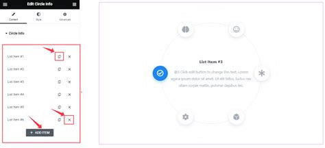 How To Use The Circle Info Widget By Element Pack Pro