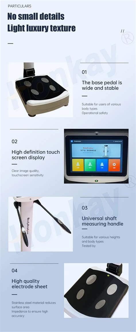 3d body composition analysis skin analyzer machine for body and face