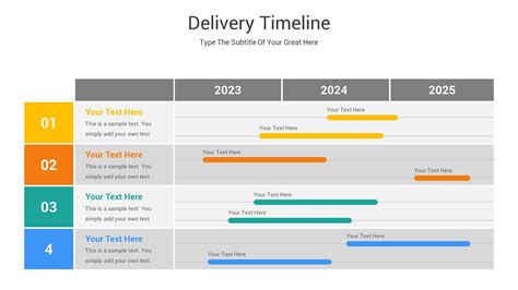 Delivery Timeline Powerpoint Template Artofit