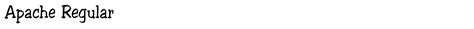 Apache Font Webfont And Desktop Myfonts