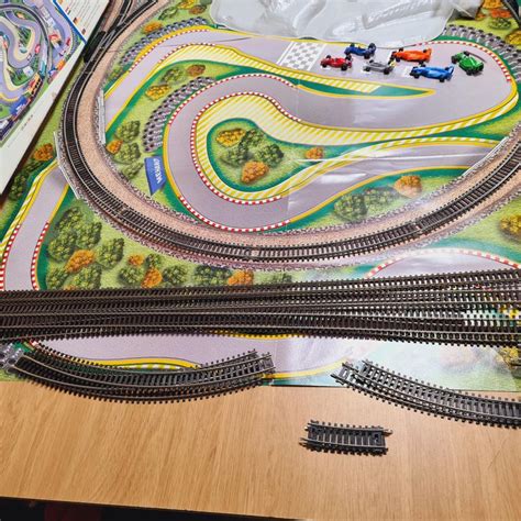Circuit Train Avec Maquette Mehano Réf T729 Racing Team Fret Sncf