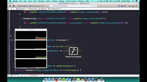 Building A Simple Ios Breaking Bricks App Using Spritekit Part 1 Youtube