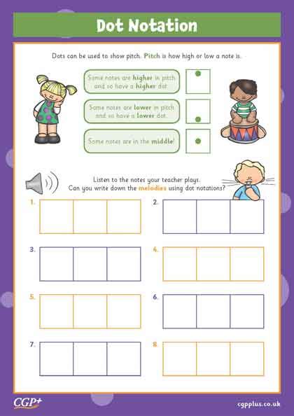 Dot Notation Grids Years 3 4 Cgp Plus