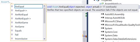 integrating test assertions in c modus create