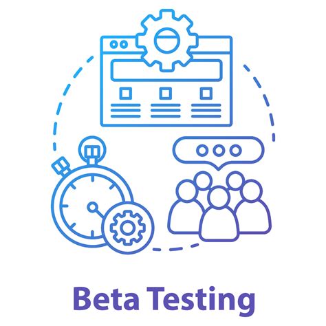 Beta Testing Concept Icon Software Development Stage Idea Thin Line
