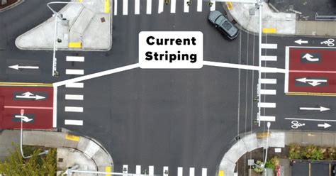 Current Striping At Intersection