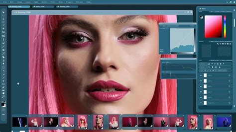 Premium Photo Graphics Editor Software Interface Used For