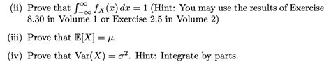 Solved For the univariate normal distribution XN μ σ as Chegg