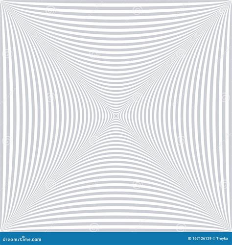 Lines Pattern 3d Illusion Stock Vector Illustration Of Monochrome