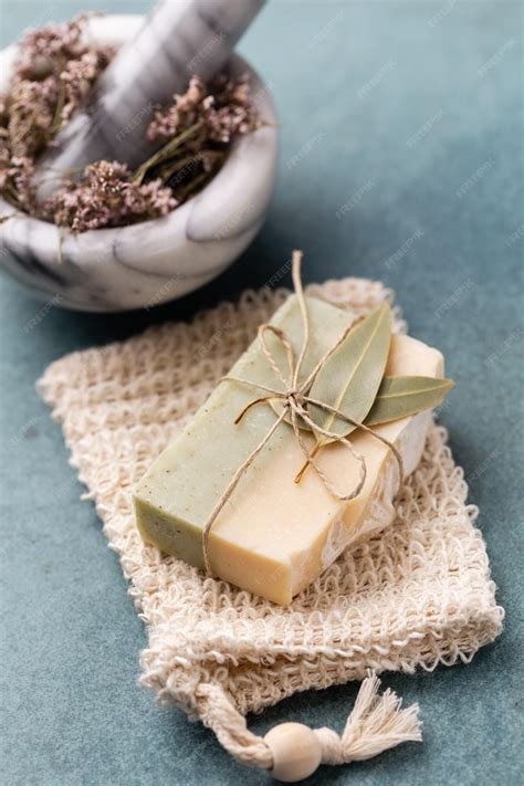 Premium Photo Natural Handmade Soap Organic Soap Bars With Plants