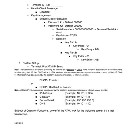 Tcpip Configurations Switch Commerce