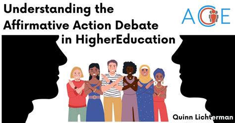 Understanding The Affirmative Action Debate In Higher Education ACE
