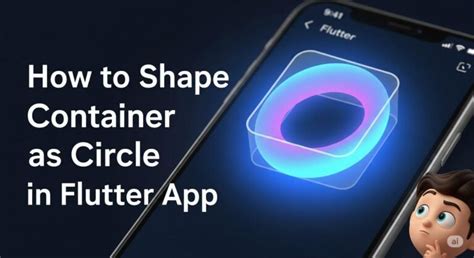 How To Shape Container As Circle In Flutter App Flutter Stuff