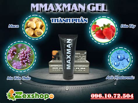 MaxMan Gel có công dụng gì, có tốt không, bán ở đâu, giá bao nhiêu