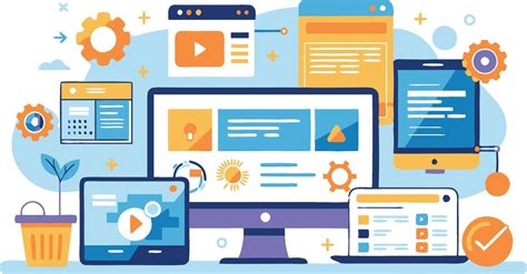 Ui Ux Interface Elements And Browser Windows Web Design Software Development Or App Design