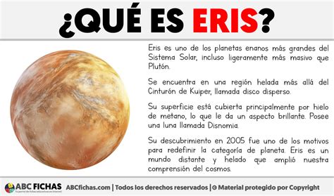 ¿qué Es Eris El Planeta Eris