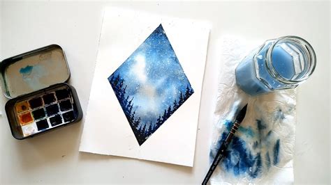 Рисуване с водни бои за начинаещи Youtube