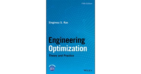 Engineering Optimization 5th Edition Book