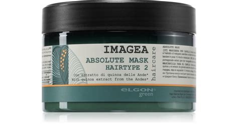 Elgon Green Imagea Absolute Mask Mask För Skadat Hår